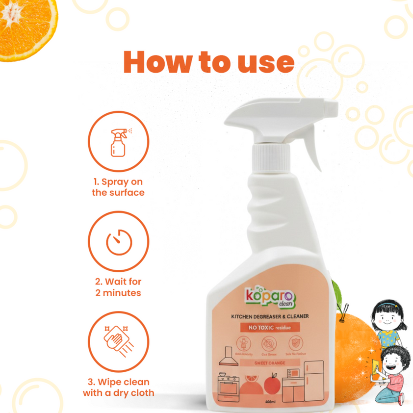 Natural Kitchen Degreaser & Cleaner | Tough on Grease – Koparo – Koparo ...