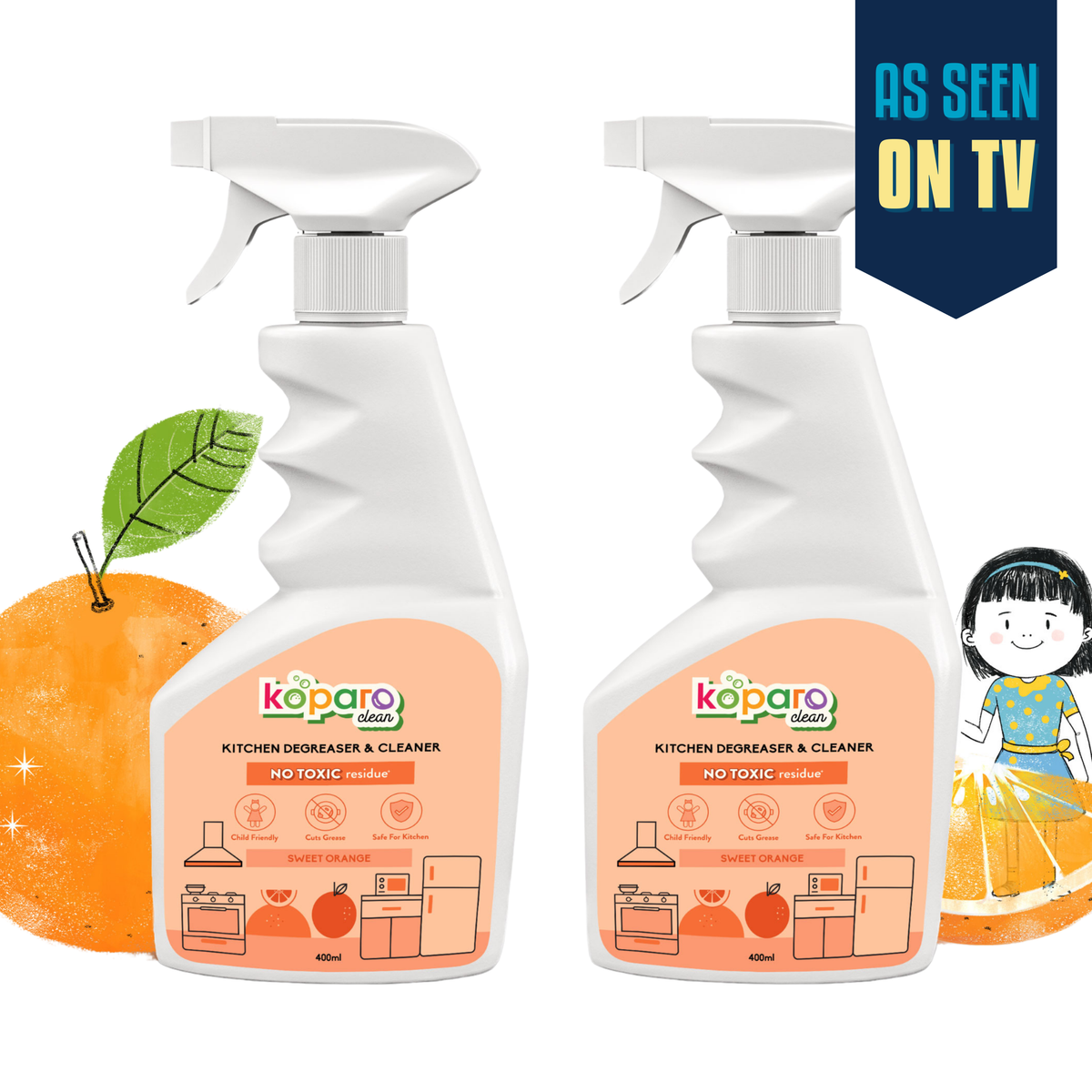 Natural Kitchen Degreaser & Cleaner | Tough on Grease – Koparo – Koparo ...