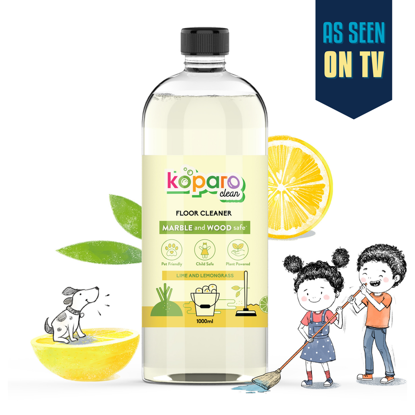 Koparo Monthly Cleaning Kit - Detergent, Dishwash & Floor Cleaner ...