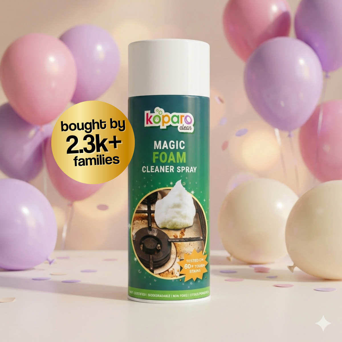 Magic Foam Cleaner Spray - 460ML – Koparo Clean